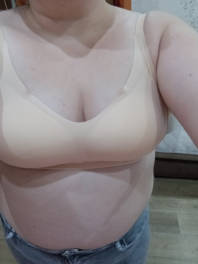 Бюстгальтер Женский EASY BRA без косточек, бесшовный, размер 85A, 85B черный Полиамид, Эластан ...