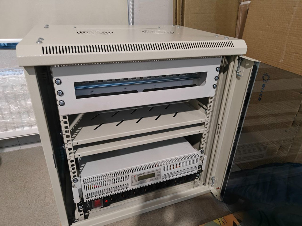 Панель 19" с DIN-рейкой ЦМО, PS-3U, для установки электротехнического ...