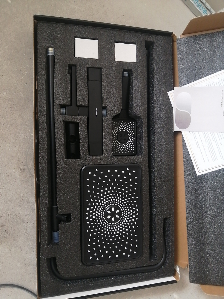 Душевая система с тропическим душем, Тропический душ со смесителем ...