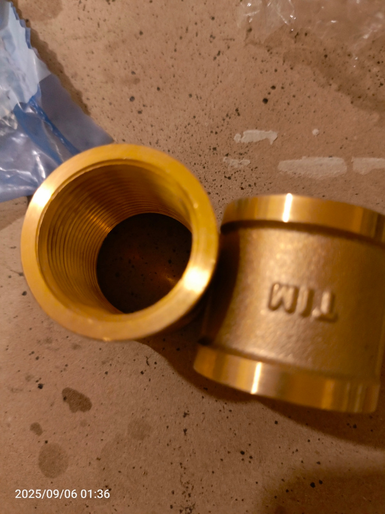 Муфта латунная 3/4 F*3/4 F. TIM SF033 (2шт) купить на OZON по низкой ...