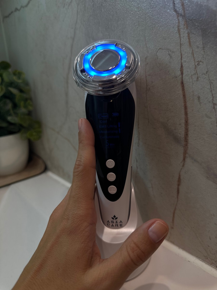 Микротоковый массажер для лица AsiaCare / rf лифтинг / микротоки для лица аппарат купить на OZON ...