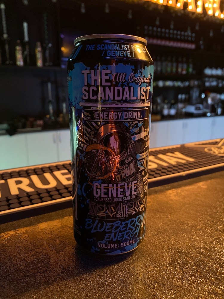 Напиток энергетический The Scandalist Energy Drink "Geneve", 330мл ...
