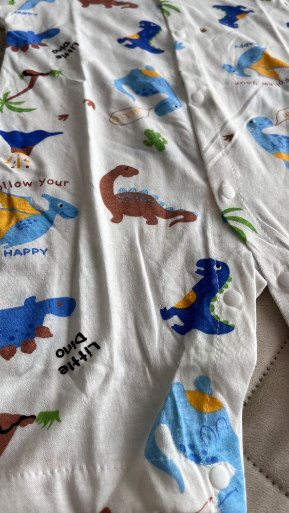 Кардиган для малышей Девочки, Мальчики BCATON, размер 66 Хлопок Анималистический средне-серый ...