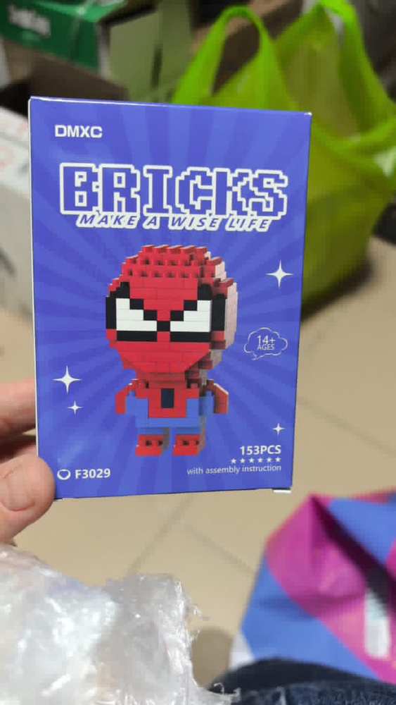 Конструктор детский Bricks 3D из мини-блоков,развивающий. Tigger купить ...