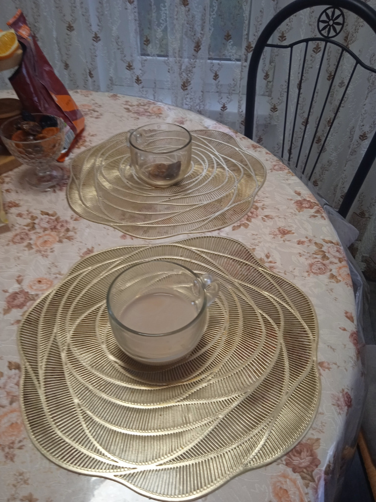 FoHo Набор сервировочных салфеток ПВХ пластизоль 38x38см, 4шт. купить ...