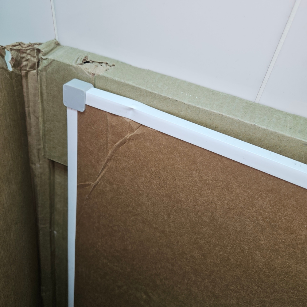 Доска магнитная маркерная на стену Attache, для рисования, 60x90 см пластиковая рама купить на ...