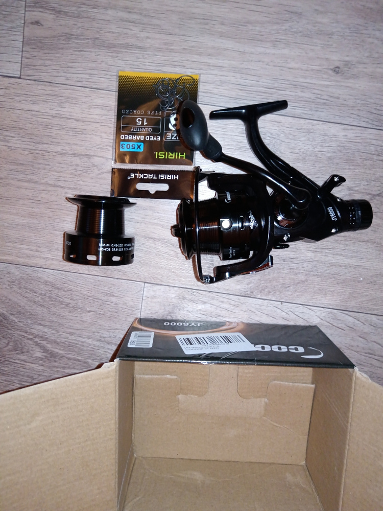 Катушка COONOR для спиннинга JY, Безынерционная, 6000, Передний + Задний фрикцион купить c ...