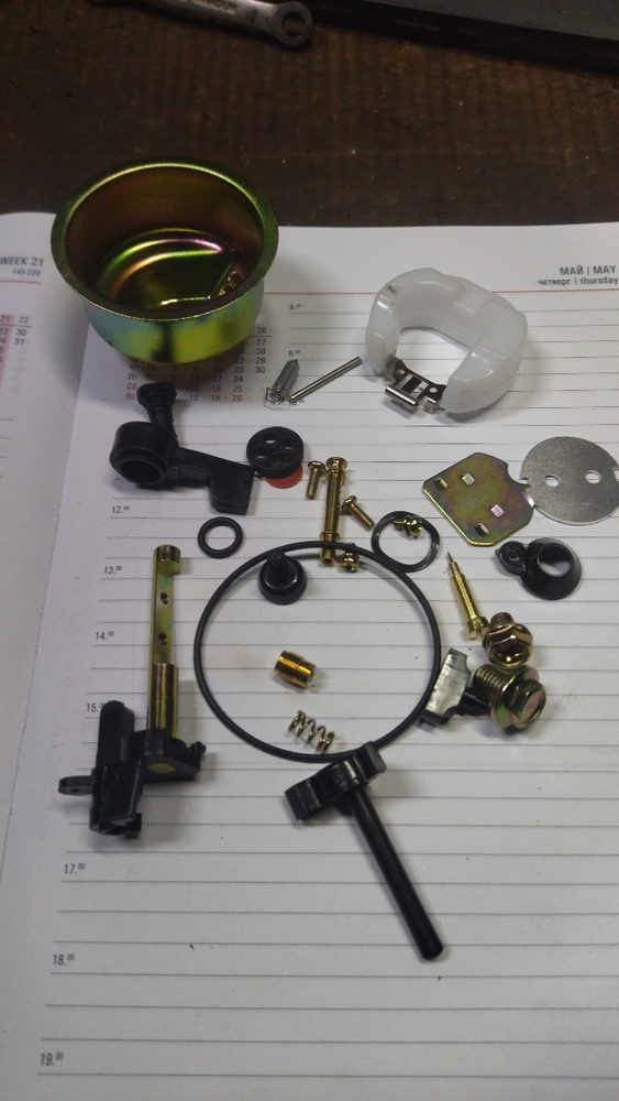 Ремкомплект карбюратора бензинового двигателя LIFAN 188f/190F/192F купить на OZON по низкой цене ...