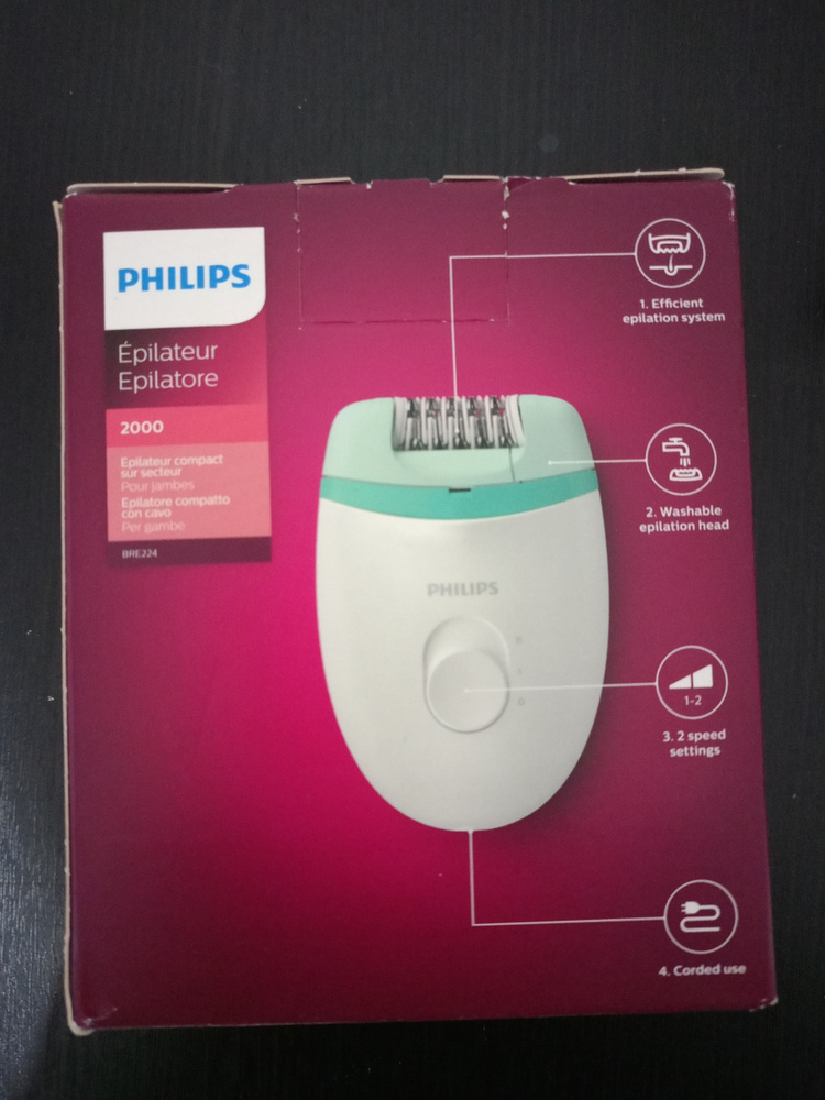 Эпилятор женский Philips Satinelle BRE224/00 купить на OZON по низкой ...