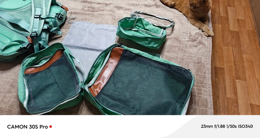 Рюкзак для ручной клади, очень большой 40 л, одобренный для полетов для ...