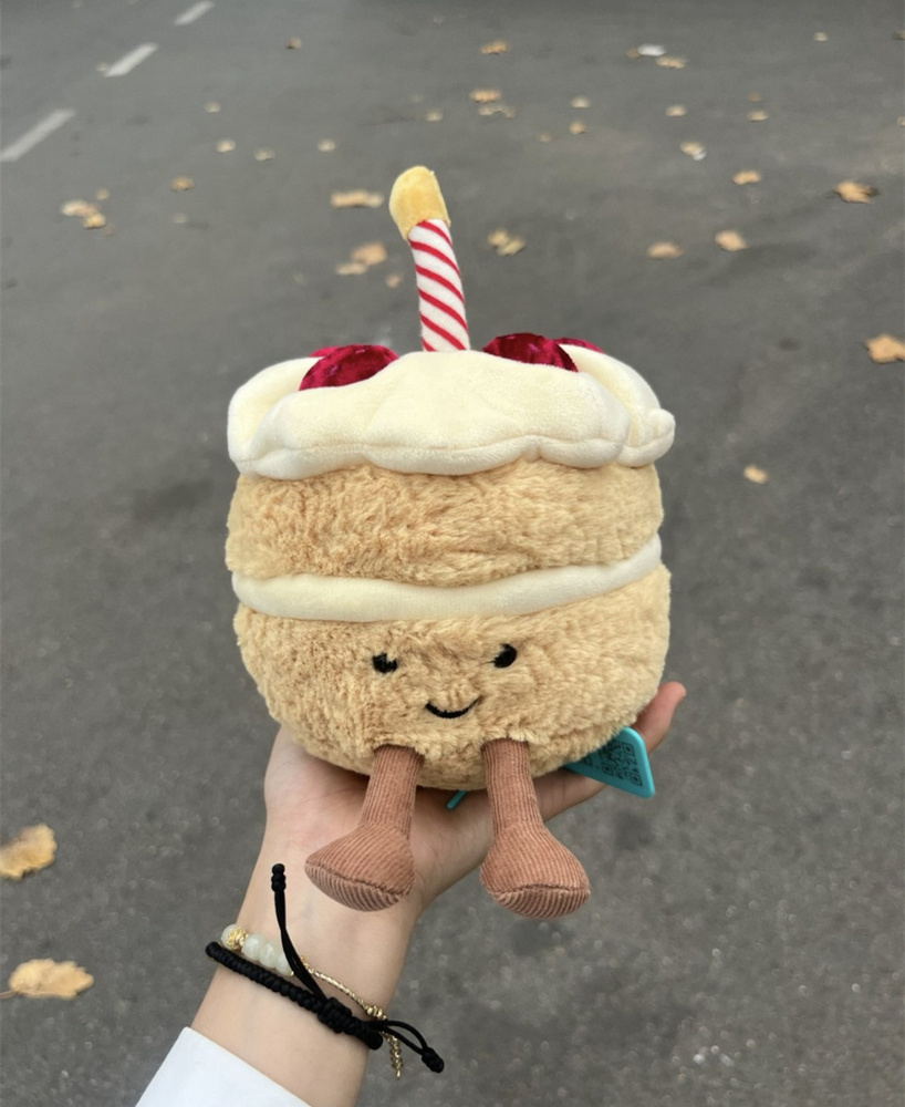 Мягкая игрушка JELLYCAT,Birthday Cak-Amuseables 16cm купить на OZON по ...