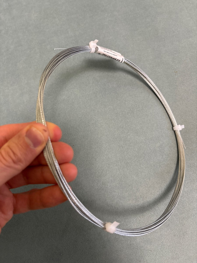 Стальной трос для растяжки DIN 3055, 1 мм, 10 м Tech-Krep 127839 купить на OZON по низкой цене ...