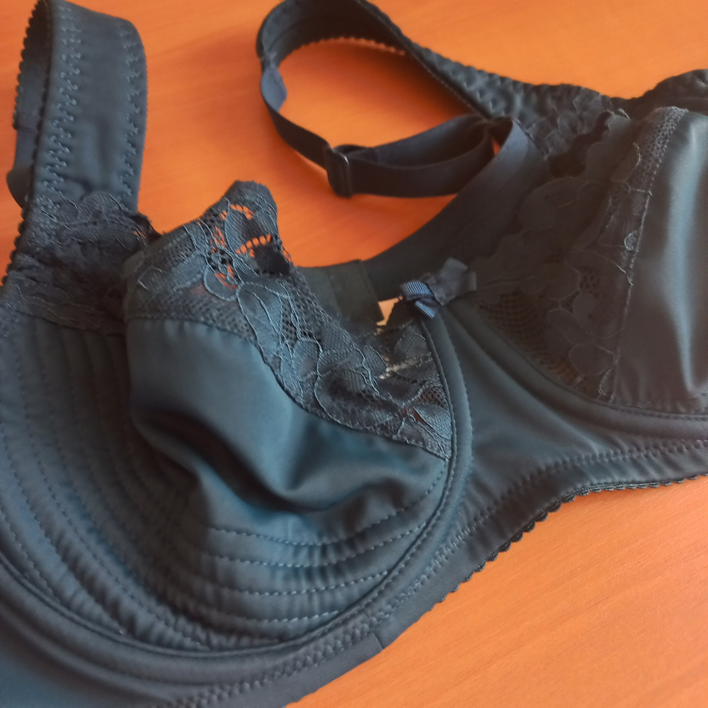 Бюстгальтер Женский OIRO мягкая чашка на каркасе, на косточках, размер 85F белый Нейлон, Эластан ...