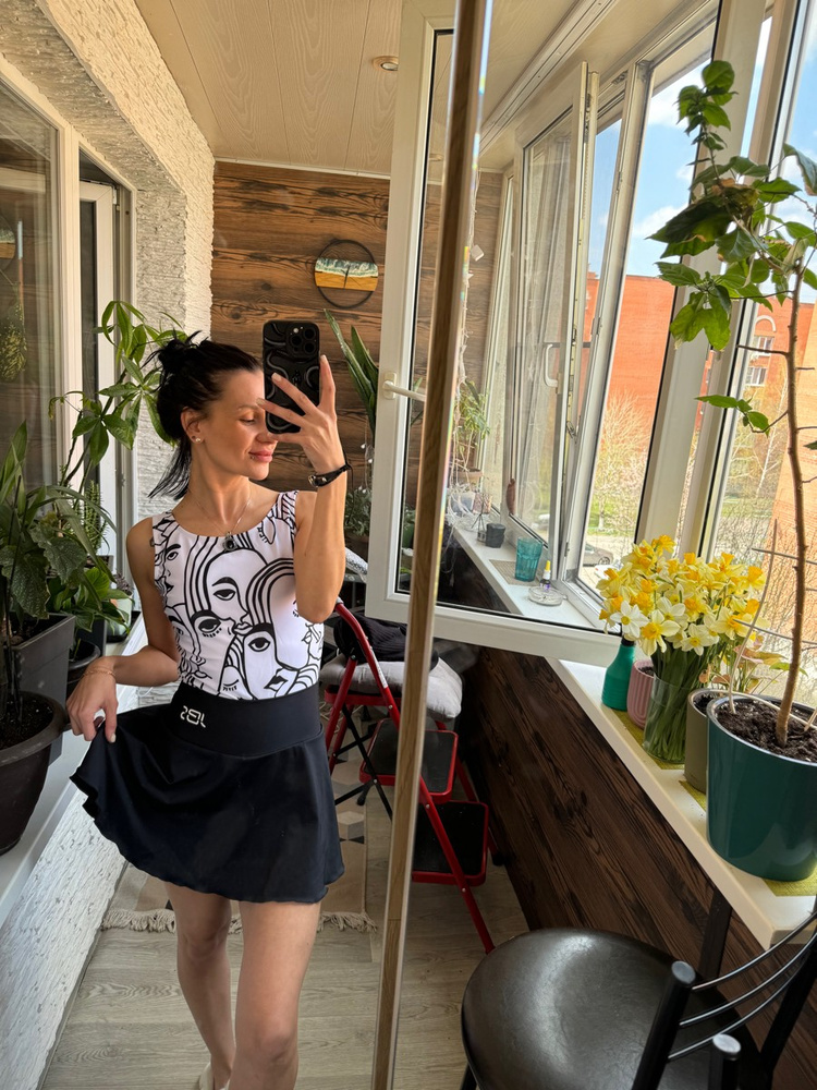 Купальник слитный Женский MOOCIE бюстье черный кристалл, размер 50 Водные виды спорта Средняя ...