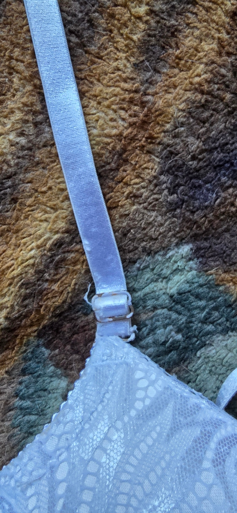 Комплект белья Женский Intimento бежевый, прозрачный Крючки классическая чашка Кружево Кружево ...