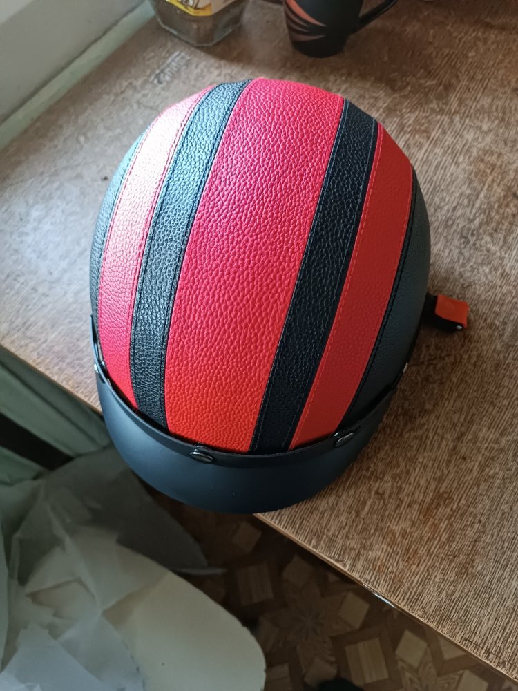 Мотошлем открытый Bands, красный, очки и козырек в комплекте купить на OZON по низкой цене ...