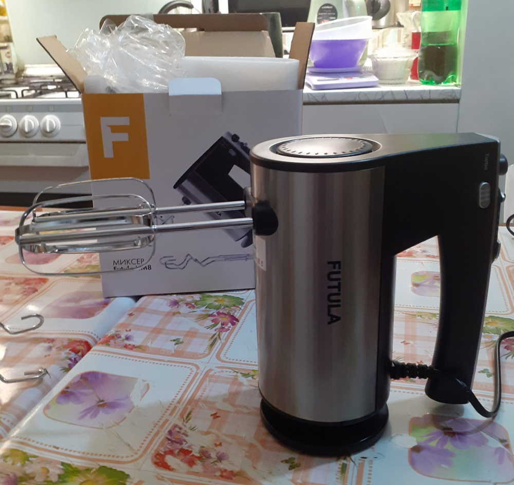 Миксер кухонный электрический Futula HM4 купить на OZON по низкой цене (1222238870)