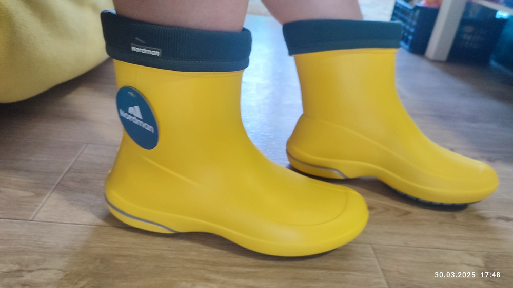 Сапоги резиновые Женский Nordman 5 коричневый EVA Россия Без застёжки Демисезон Рельефный ...