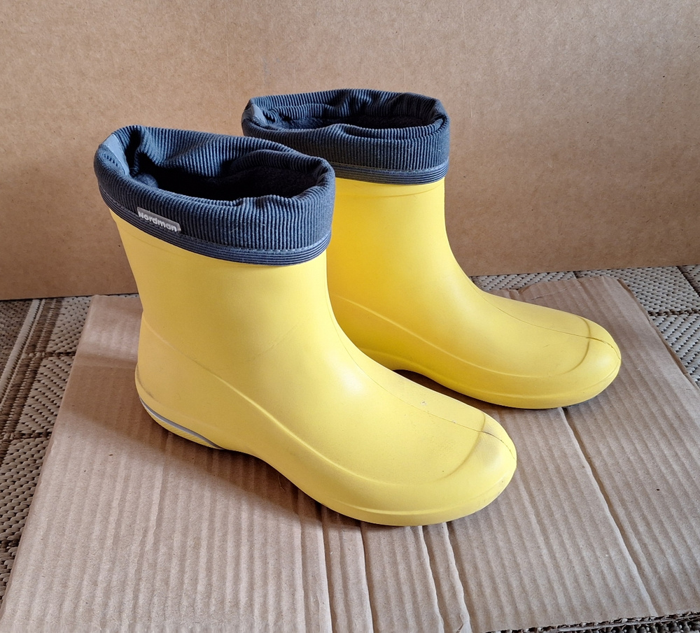 Сапоги резиновые Женский Nordman 5 черный EVA Россия Без застёжки Демисезон Рельефный рисунок ...