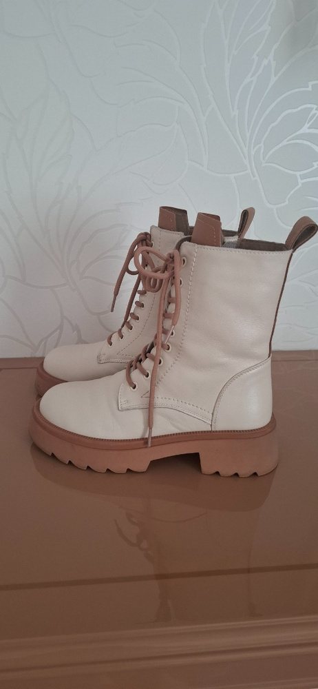 Ботинки Женский Covani черный, черный сапфир, размер 38 в байкерском стиле Зима 7 Молния, Шнурки ...