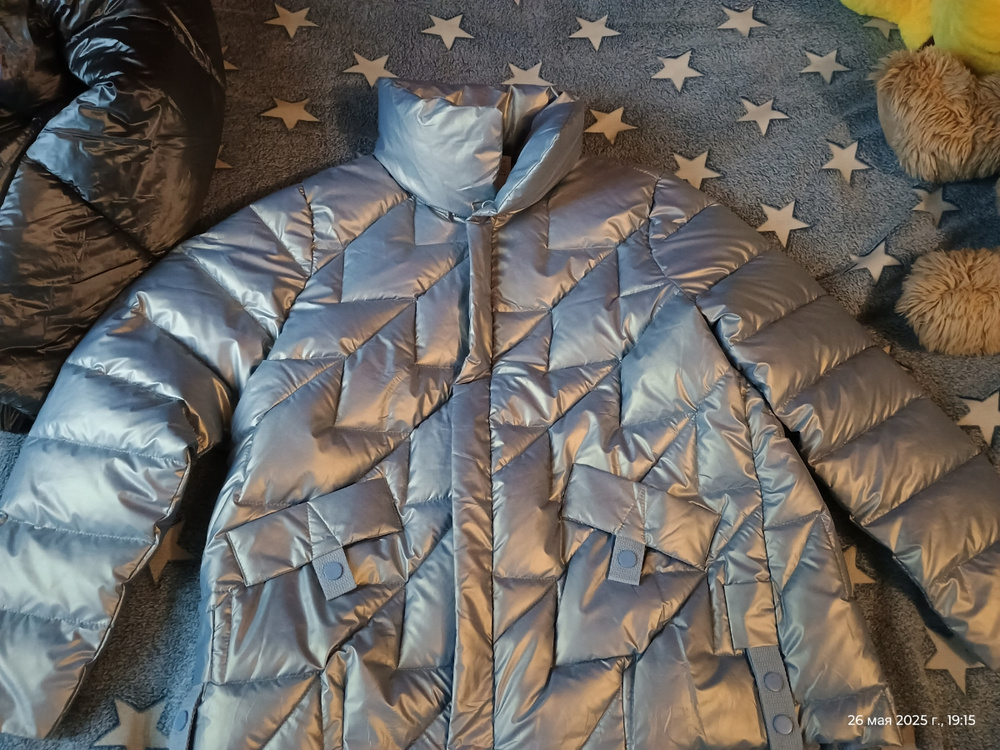 Куртка Женский ZinBee черный Лавсан, размер 46 Китай купить c доставкой на OZON по низкой цене ...