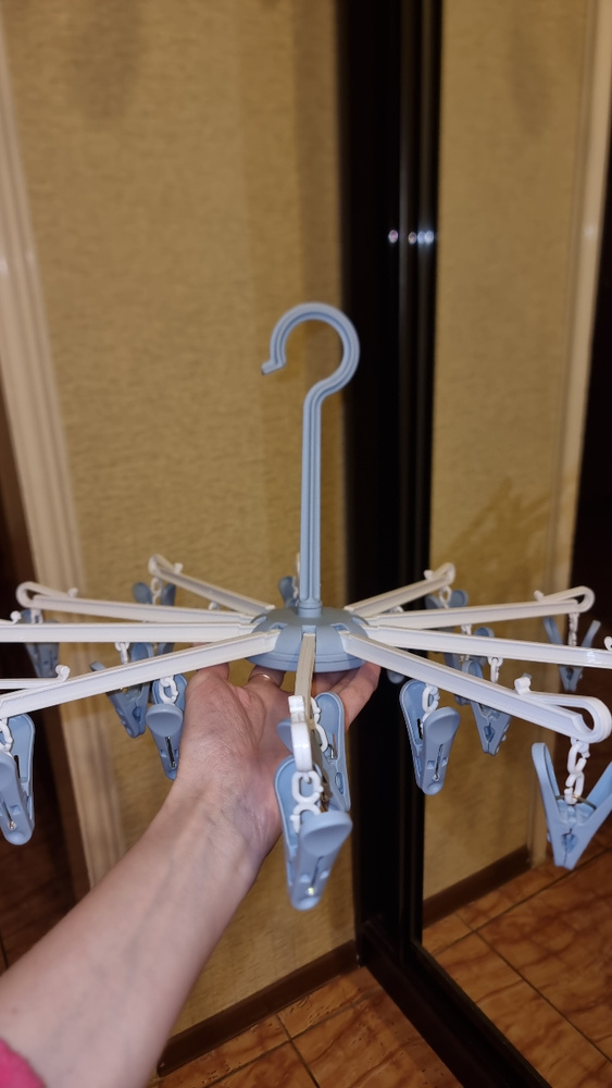 Сушилка для носков с прищепками навесная Conflate купить на OZON по ...