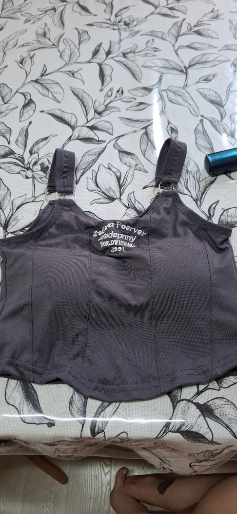 Кроп-топ Женский MOOCIE бежевый меланж, размер 40, 46 Политекс Без рукавов Повседневный Китай ...