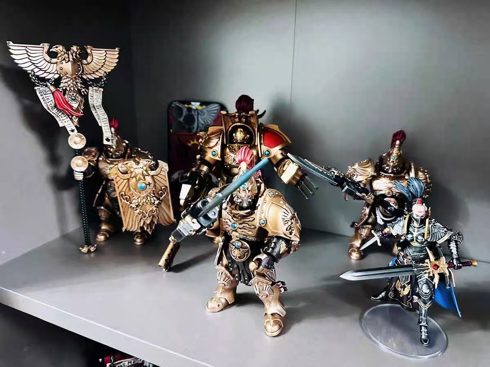JOYTOY Warhammer 40K 1/18 Adeptus Custodes Solar Watch Custodian Guard ...