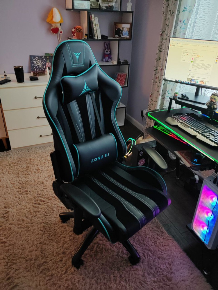 Кресло компьютерное игровое ZONE 51 GRAVITY, Черный купить на OZON по низкой цене (255092191)
