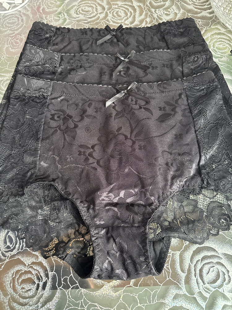 Комплект трусов Женский OIRO слипы Хлопок, Лайкра белый, бежевый, размер 48, 50 Средняя Китай ...