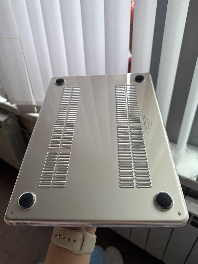 Чехол для MacBook Air 13.6 M2 M3 M4 2022 2024 2025 A2681 A3113 A3240 акварель природа белое ...