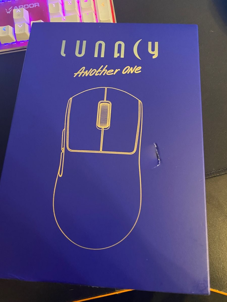 Игровая мышь беспроводная Lunacy беспроводная Another One , белый купить c доставкой на OZON по ...