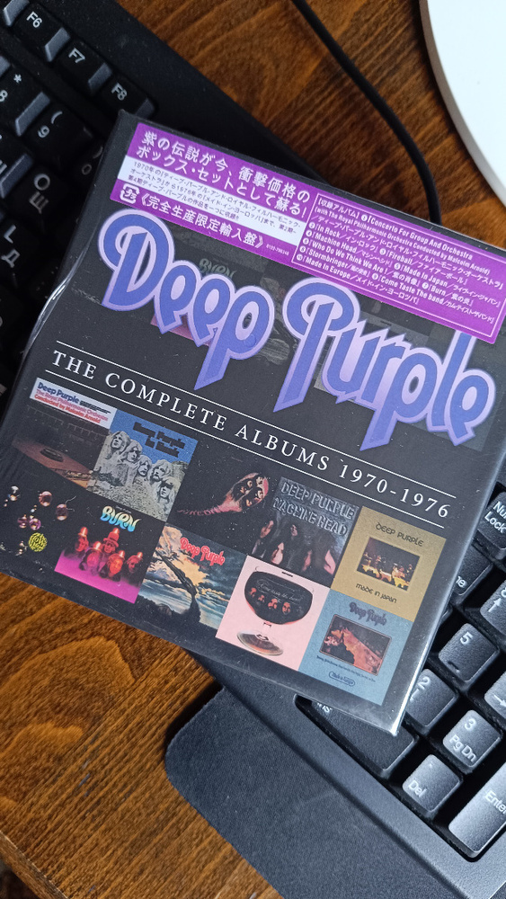 Deep Purple Complete Album 1970-1976 10CD,Темно-фиолетовый Полный ...