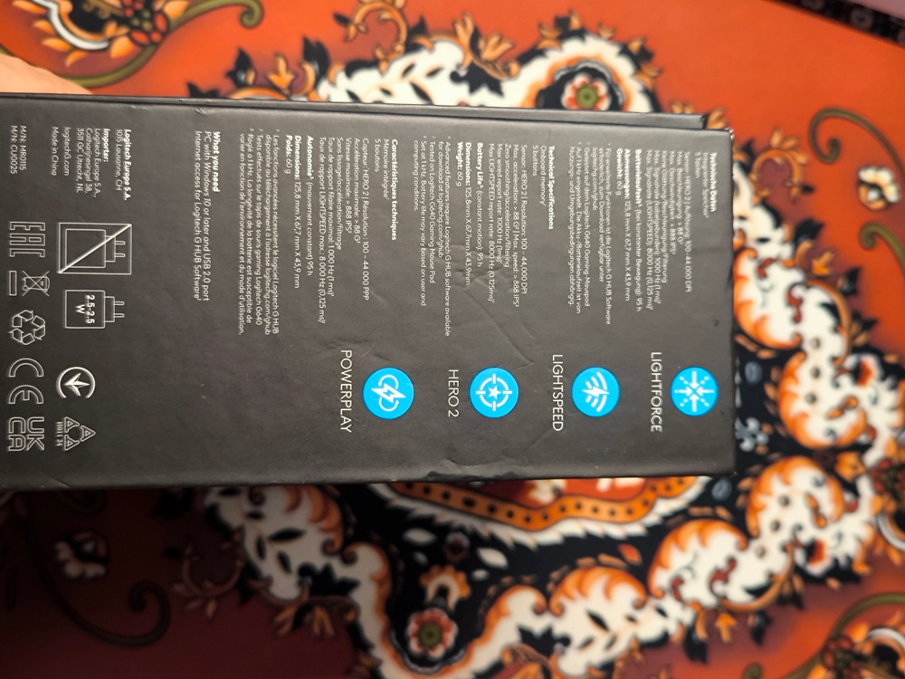 Игровая мышь беспроводная Logitech G беспроводная PRO X SUPERLIGHT 2 DEX , розовый,910-007373 ...