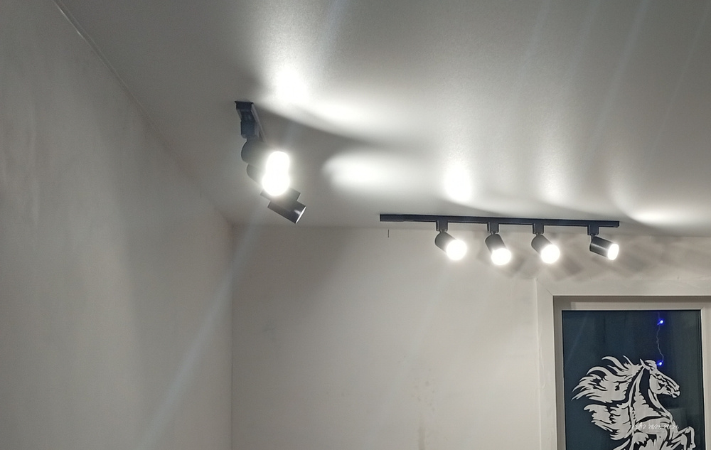 Трековый светильник (Набор 4шт) однофазный потолочный TR70 под лампу ...