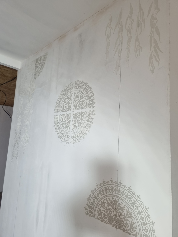 Трафарет Мандала Цветок жизни 39,5x39,5 см, 0,7 мм, Edecor купить c ...