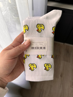 Носки Женский Babushka, размер 41, 42 Хлопок Бег, Баскетбол На любой сезон оранжевый, зеленый ...