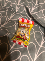 Жевательный мармелад CRAZY GUMMY STICK трубочки ассорти без посыпки, 602 гр, Канди Клаб Yummy ...