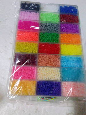 Набор Fuse Bead 24 цвета, 2.6 мм, 3D-пазлы для развития воображения ...