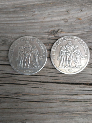 Франция 5 франков 1870-1878 гг., серебряная монета "Геркулес" купить на OZON по низкой цене ...