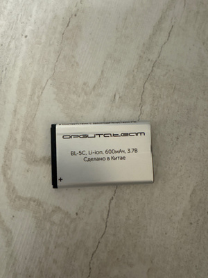 Аккумулятор BL-5C 600 mAh для Nokia купить на OZON по низкой цене (1867524447)