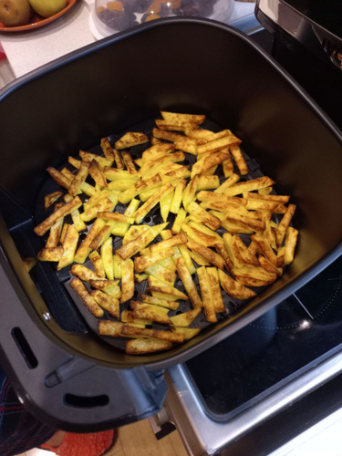 Аэрогриль JVC 5,5 литров с ЦВЕТНЫМ дисплеем JK-MB043, 7 автопрограмм, таймер 60 минут, подсветка ...