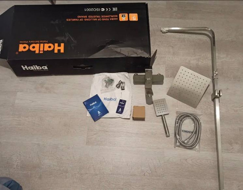 923 отзыв на Душевая система с тропическим душем, нержавеющая сталь Haiba HB24803 от покупателей ...