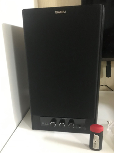 SVEN MC-30 Колонки для компьютера Hi-Fi / Музыкальная акустическая система 2.0 с пультом ДУ ...