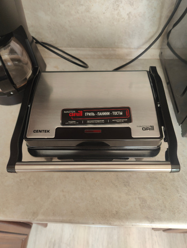 Мини-гриль электрический Centek CT-1448 для приготовления горячих блюд, сэндвичей и вафель, 800 ...
