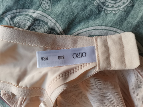 Бюстгальтер Женский OIRO мягкая чашка на каркасе, на косточках, размер 100D белый Полиамид ...