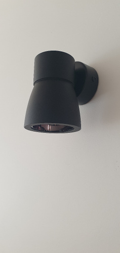 Настенный светильник с металлическим плафоном на 1 лампу в современном стиле Ogma ...