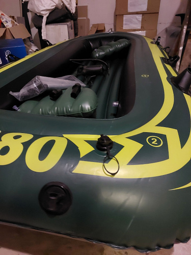 Лодка пвх надувная для рыбалки трехместная Magnum PRO Light 300 зеленый ...