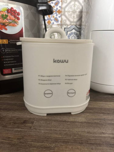 KAWU Яйцеварка электрическая пароварка 5-в-1, ZD10,белый купить на OZON по низкой цене (1981266346)
