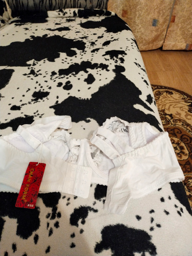 Бюстгальтер Женский Amore Rosso классическая чашка, на косточках, размер 80C белый Кружево ...